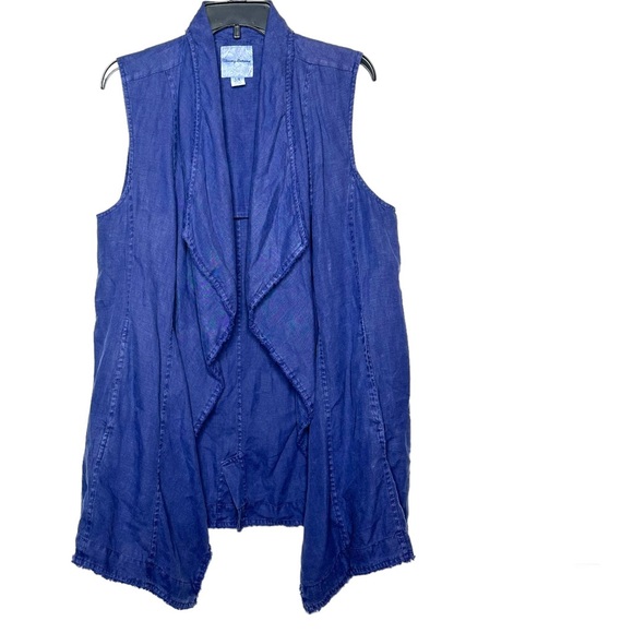 Tommy Bahama | Jackets & Coats | Tommy Bahama Linen Drape Front Vest ...